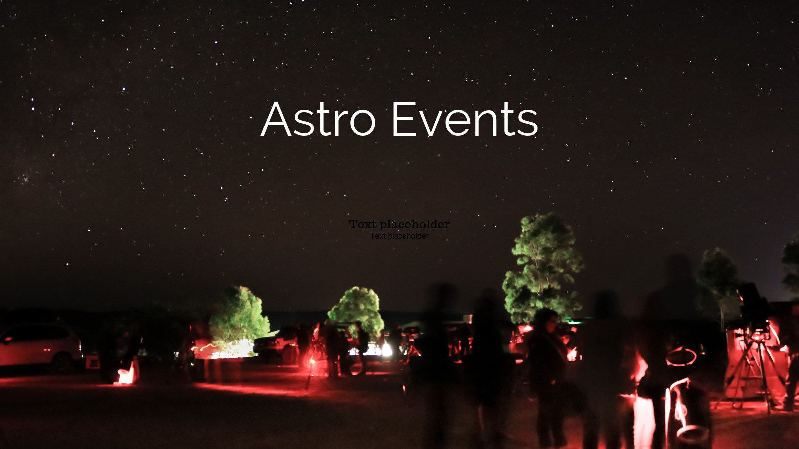 Events | Stargazing, Astrophotograhy, Classes, Speakers and More